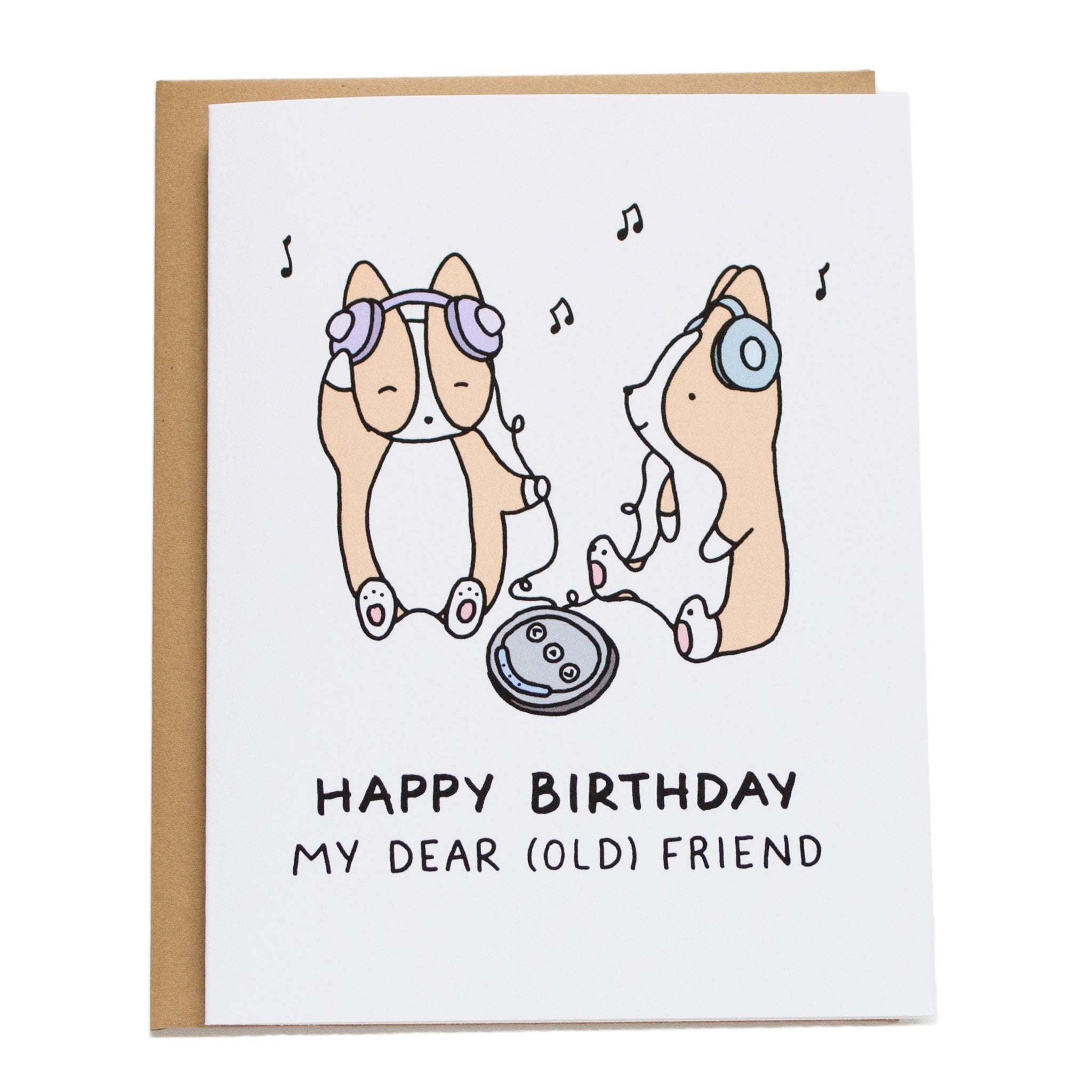Dear (old) Friend Birthday Card – Tiffbits Shop
