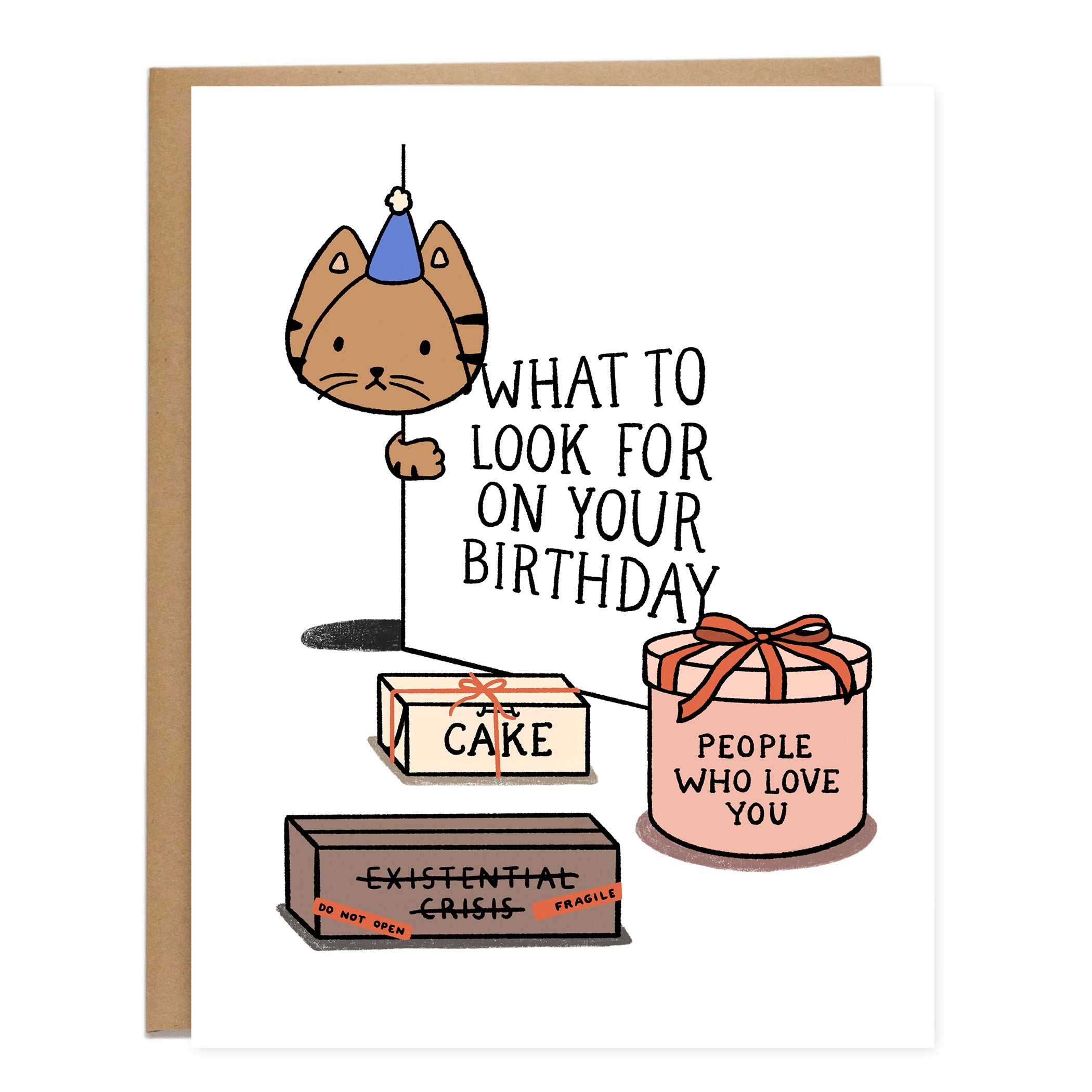 Pusheen The Cat Birthday Card