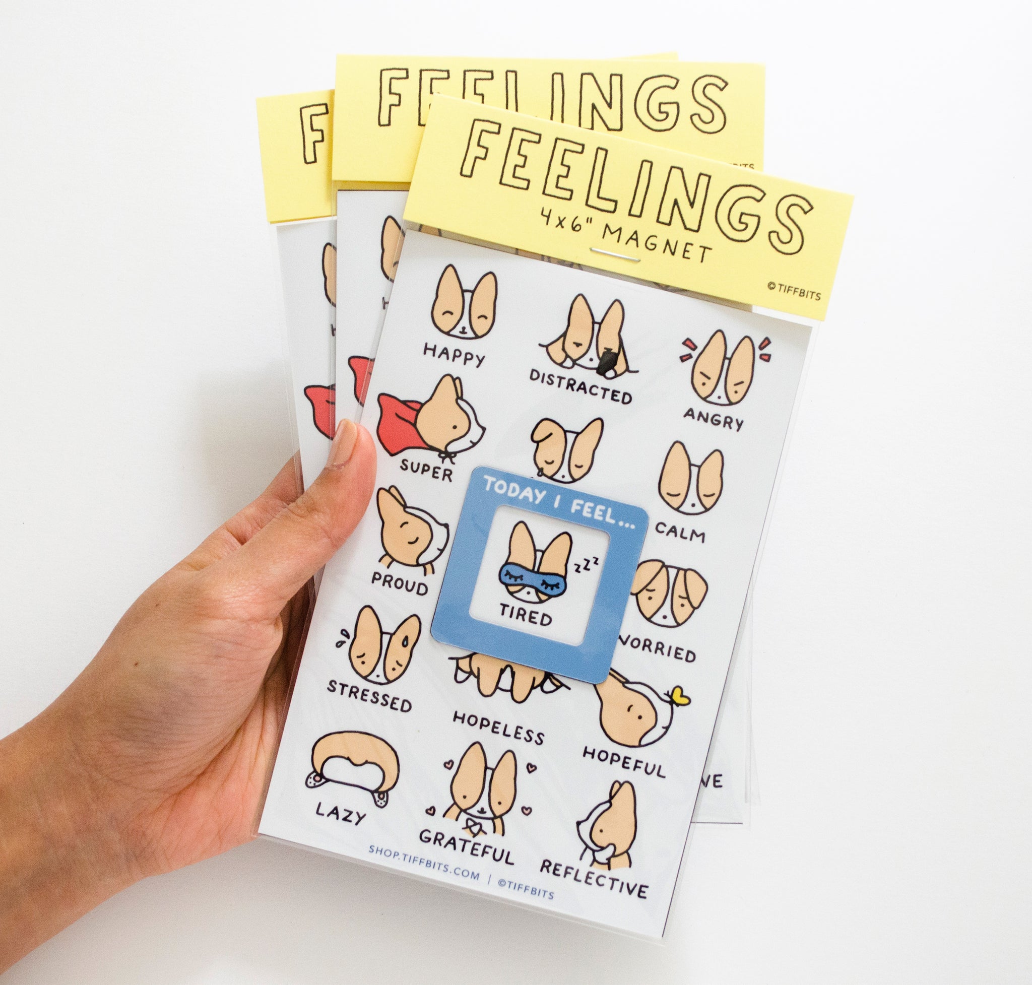 Feelings Corgi Magnet Set – Tiffbits Shop